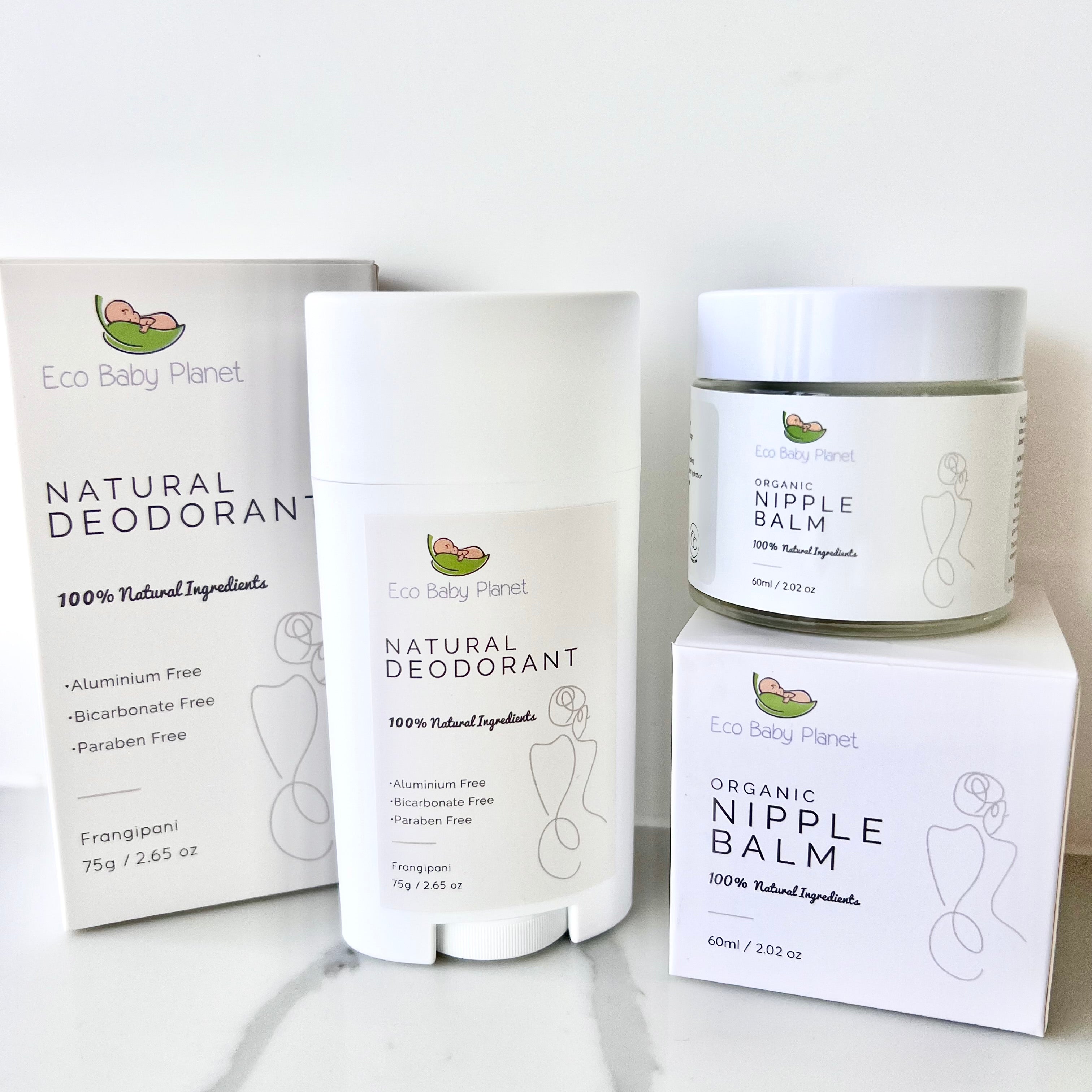 Low Tox Duo: Nipple Balm and Natural Deodorant, 100% Organic – Eco Baby ...